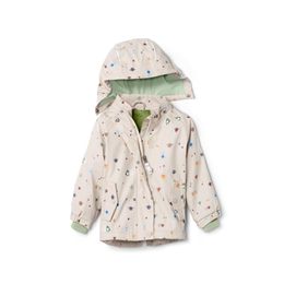 Tchibo - Thermo-Regenjacke &raquo;Friesennerz&laquo; - Baby - Gr. 74/80 - beige/print