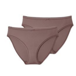 Tchibo - 2 Slips - Damen - Gr. XL - braun