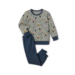 Tchibo - Pyjama - Gr. 110/116 - blau