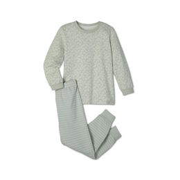 Tchibo - Pyjama - M&auml;dchen - Gr. 110/116 - gr&uuml;n