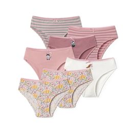 Tchibo - 7 M&auml;dchen-Slips - M&auml;dchen - Gr. 110/116 - rosa