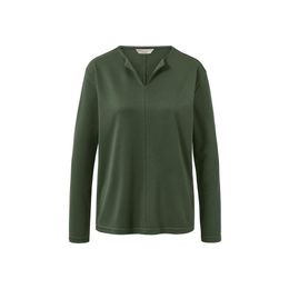 Tchibo - Blusenshirt - Damen - Gr. M - dunkelgr&uuml;n