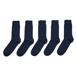 Tchibo - 5 Paar Socken - Herren - Gr. 41-43 - blau