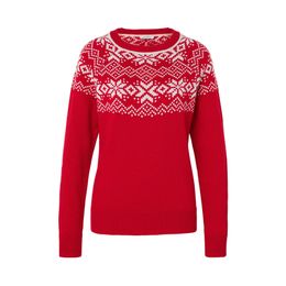 Tchibo - Norweger-Strickpullover - Damen - Gr. M - creme/jacquard