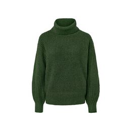 Tchibo - Grobstrickpullover mit Rollkragen - Damen - Gr. M - dunkelgr&uuml;n