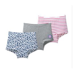 Tchibo - 3 Pantys - M&auml;dchen - Gr. 110/116 - wei&szlig;/gestreift