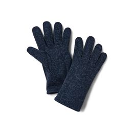 Tchibo - Strickfleece-Handschuhe - Unisex - Gr. 8,5 - dunkelblau