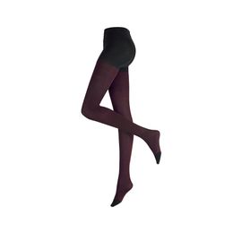 Tchibo - Struktur-Strumpfhose - Damen - Gr. M - dunkelrosa