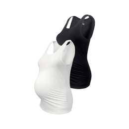 Tchibo - 2 Umstands-Tops - Damen - Gr. L - schwarz