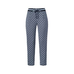 Tchibo - Jerseyhose mit Alloverprint - Damen - Gr. S - dunkelblau/print
