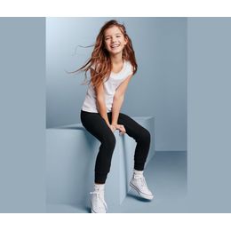 Tchibo - 3 Leggings - M&auml;dchen - Gr. 146/152 - dunkelblau