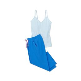 Tchibo - Pyjama - Damen - Gr. M - blau