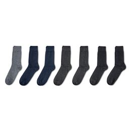 Tchibo - 7 Paar Socken - Herren - Gr. 41-43 - dunkelblau