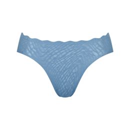 Sloggi Zero Feel Bliss High leg - Damen - Gr. M - blau/jacquard