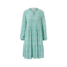 Tchibo - Bedrucktes Webkleid - Damen - Gr. 46 - creme