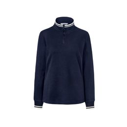 Tchibo - Sweatshirt mit Kragen - Damen - Gr. XL - dunkelblau