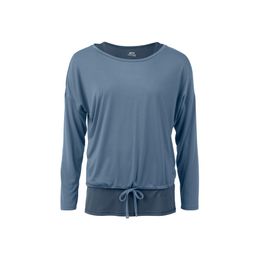 Tchibo - 2-in-1-Sportshirt - Damen - Gr. XL - dunkelblau