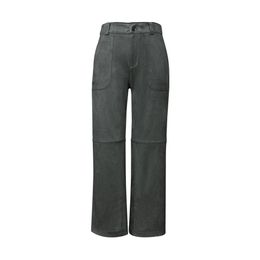 Street One Velourshose Straight Leg - Damen - Gr. 46 - gr&uuml;n