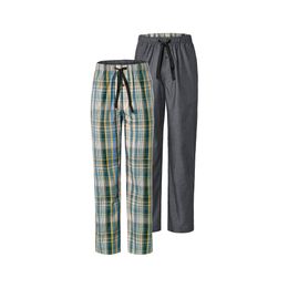 Tchibo - 2 Relaxhosen - Herren - Gr. XL - anthrazit/kariert