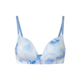 Tchibo - Softschalen-BH mit Batik-Print - Damen - Gr. 80A - wei&szlig;