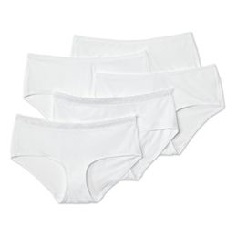 Tchibo - 5 Pantys - Damen - Gr. XXL - wei&szlig;
