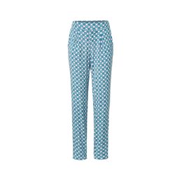 Tchibo - Jerseyhose mit Alloverprint - Damen - Gr. L - wei&szlig;/print