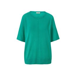 Tchibo - Feinstrick-Shirt mit Leinen - Damen - Gr. S - blau