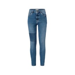 Tchibo - Jeans mit Patches - Damen - Gr. 40 - dunkelblau