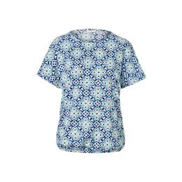 Tchibo - Blusenshirt mit Alloverprint - Damen - Gr. M - wei&szlig;/print