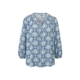 Tchibo - Tunika-Bluse mit Alloverprint - Damen - Gr. 42 - wei&szlig;/print