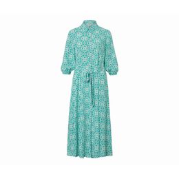 Tchibo - Hemdblusenkleid mit Alloverprint - Damen - Gr. 42 - wei&szlig;/print