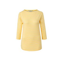 Tchibo - Shirt mit 3/4-Arm - Damen - Gr. S - wei&szlig;/gestreift