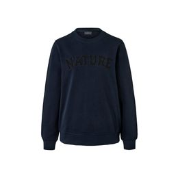 Tchibo - Sweatshirt mit Wording - Damen - Gr. S - dunkelblau