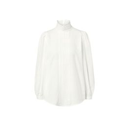 Tchibo - Bluse mit Lochstickerei - Damen - Gr. 36 - wei&szlig;
