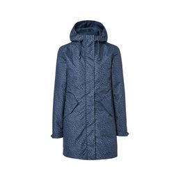 Tchibo - 3-in-1-Regenjacke - Damen - Gr. 42 - dunkelblau/print