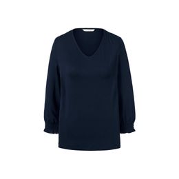 Tchibo - Blusenshirt mit 3/4-Arm - Damen - Gr. XXL - dunkelblau