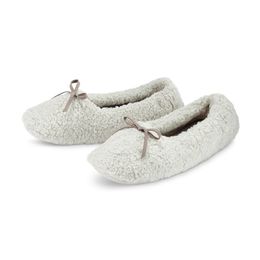 Tchibo - Hausschuhslipper - Damen - Gr. 38-39 - wei&szlig;