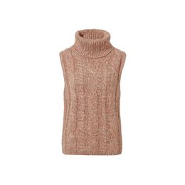 Tchibo - Strickpullunder mit Zopfmuster - Damen - Gr. S - braun