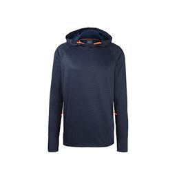 Tchibo - Thermo-Funktionsshirt mit Kapuze - Herren - Gr. XL - blau