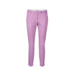 Tchibo - Bedruckte Hose im Punkte-Dessin - Damen - Gr. 50 - wei&szlig;/gepunktet