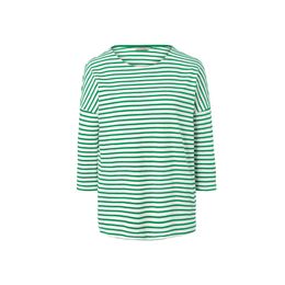 Tchibo - Gestreiftes Shirt mit 3/4-Arm - Damen - Gr. S - wei&szlig;/gestreift