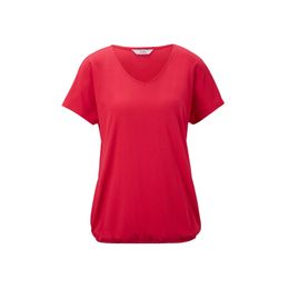 Tchibo - Kurzarmshirt - Damen - Gr. M - rot