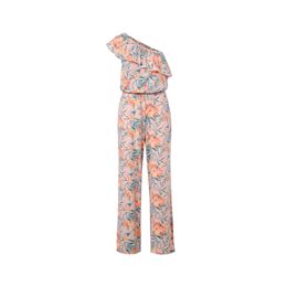 Tchibo - Jumpsuit-Pyjama - Damen - Gr. M - apricot/print