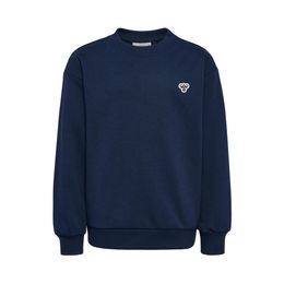 Hummel Sweater Hmljr Loose Crew Neck Bee - Kinder - Gr. 122/128 - blau
