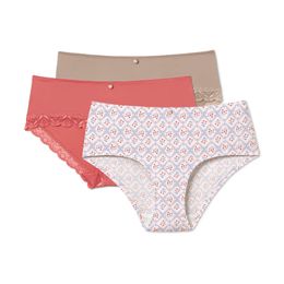Tchibo - 3 Pantys - Damen - Gr. S - apricot