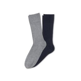 Tchibo - 2 Paar Socken - Herren - Gr. 44-46 - dunkelblau