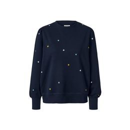 Tchibo - Besticktes Sweatshirt - Damen - Gr. XL - dunkelblau