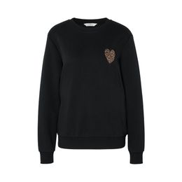 Tchibo - Sweatshirt mit Print - Damen - Gr. M - schwarz/print