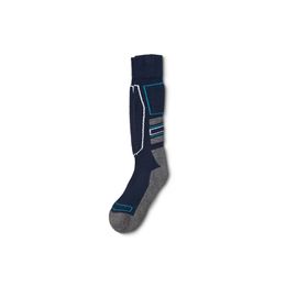 Tchibo - Thermo-Skisocken mit Wolle - Unisex - Gr. 39-42 - dunkelblau