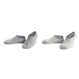 Tchibo - 2 Paar Hausschuhsocken - Damen - Gr. 35-38 - hellgrau